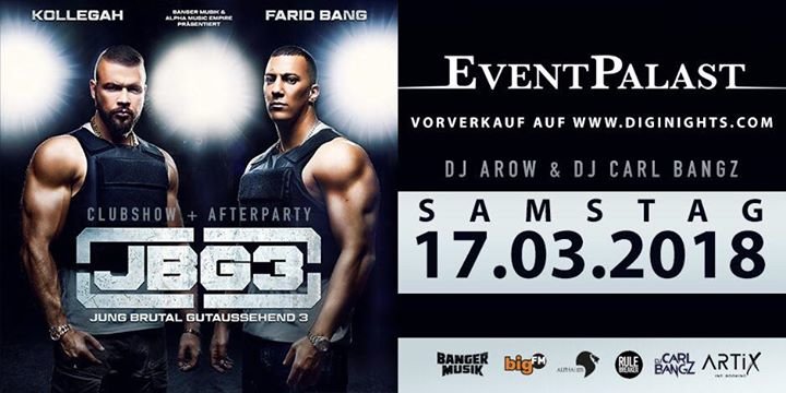 Party - JBG3 - Kollegah & Farid Bang | EventPalast / Kirchheim Teck ...