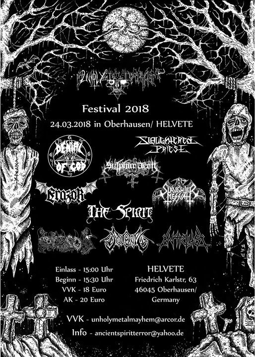 Party - Unholy Metal Mayhem Festival 2018 - Helvete in Oberhausen - 24. ...
