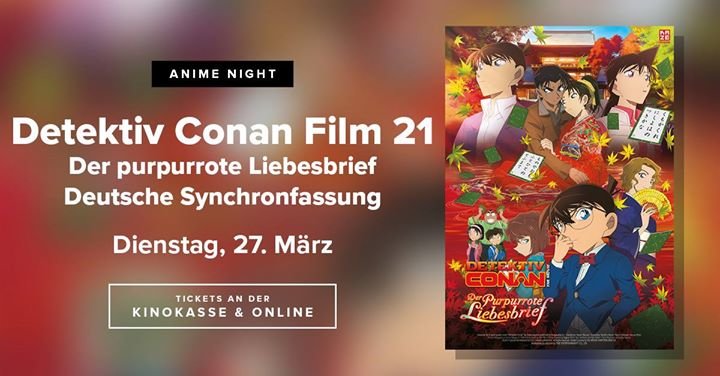 Party - Detektiv Conan Film 21- Der purpurrote Liebesbrief (Anime Night ...