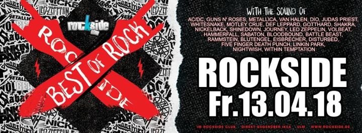 Party - Best Of Rock - Rockside in Ulm - 13.04.2018