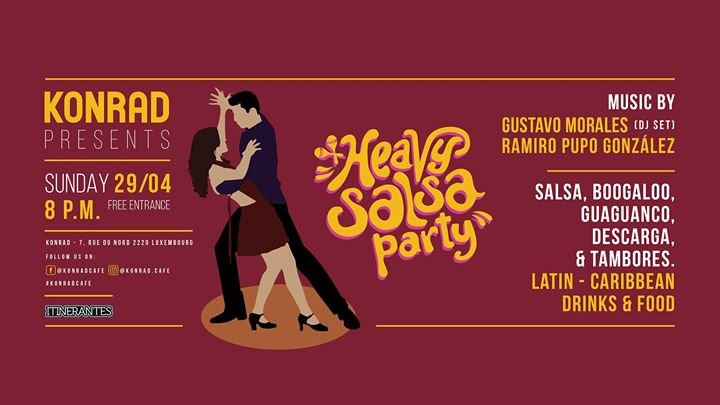 Party - Heavy Salsa Party Luxembourg - Konrad Cafe & Bar - 29.04.2018