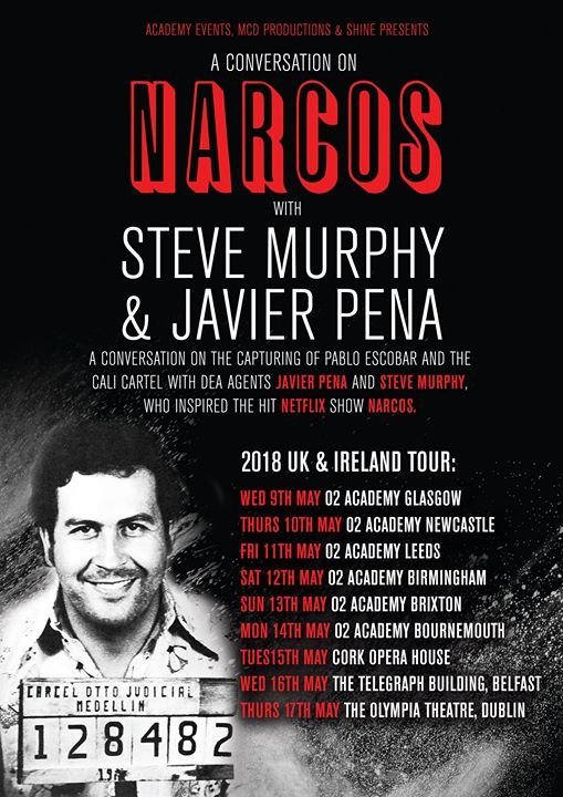 Party - Narcos A Conversation with Steve Murphy & Javier Pena - O2 ...