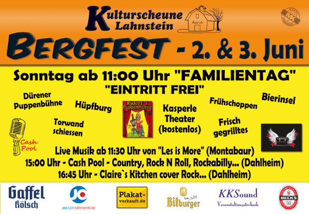 Sonstiges - Bergfest "Open Air" Familientag - Kulturscheune Lahnstein ...