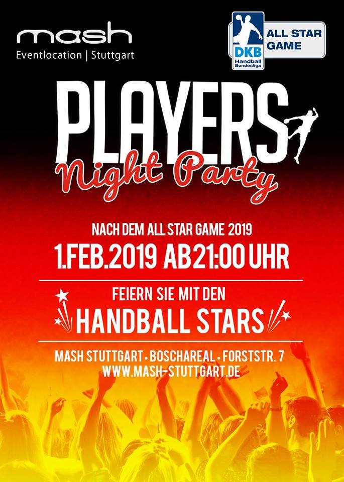 Party - Players Night Party - Mash in Stuttgart - 01.02.2019