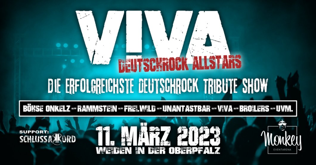Concierto - VIVA - die erfolgreichste Deutschrock Tribute-Show | 11.03. ...