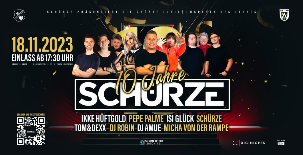 Party - 10 Jahre Schürze Mallorcaparty ( Einlass ab 18 ...