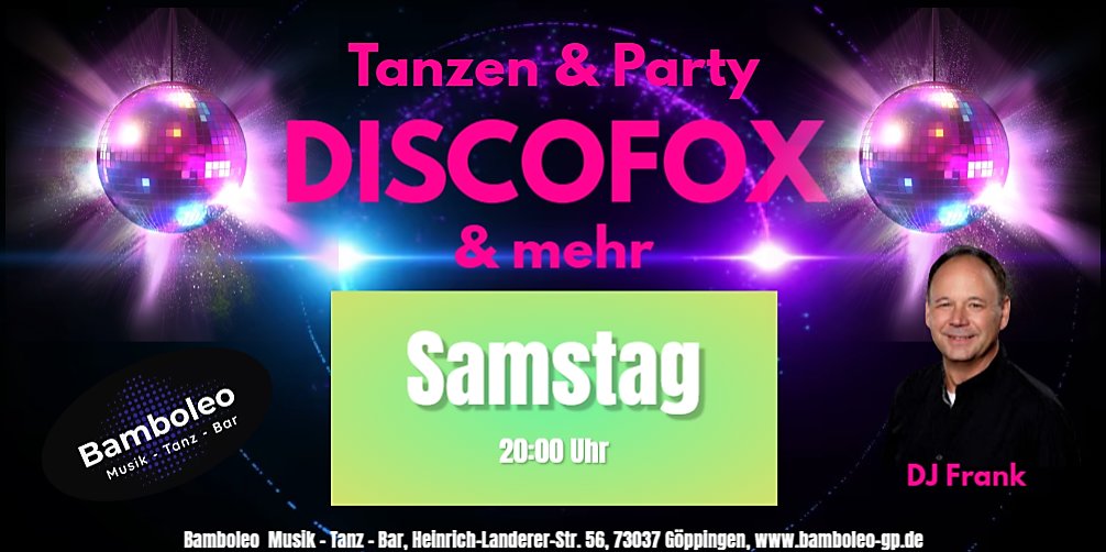 Party - Tanzen & Party mit DISCOFOX und mehr - Bamboleo Musik - Tanz ...